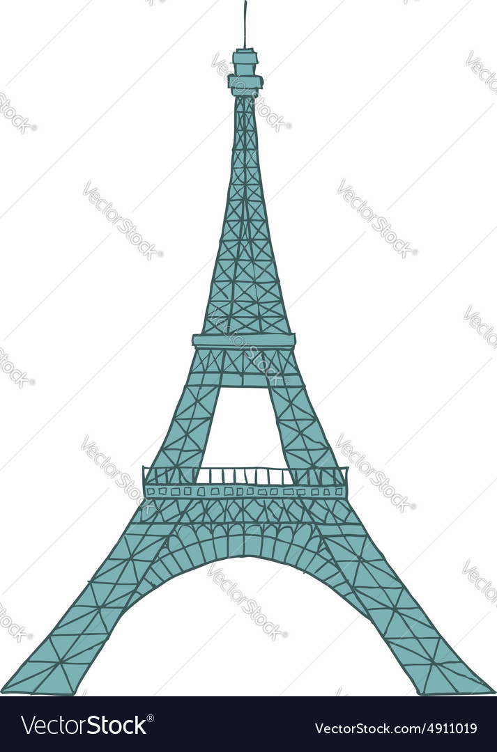 Eiffel tower Royalty Free Vector Image - VectorStock