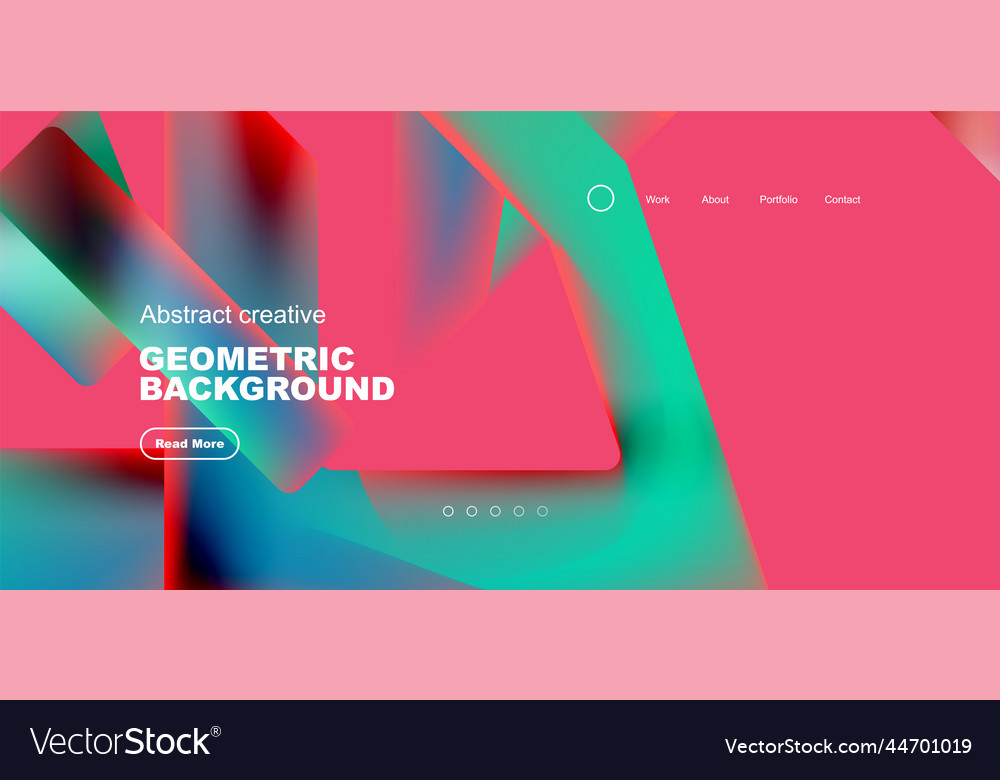 Fluid triangles minimal abstract background Vector Image