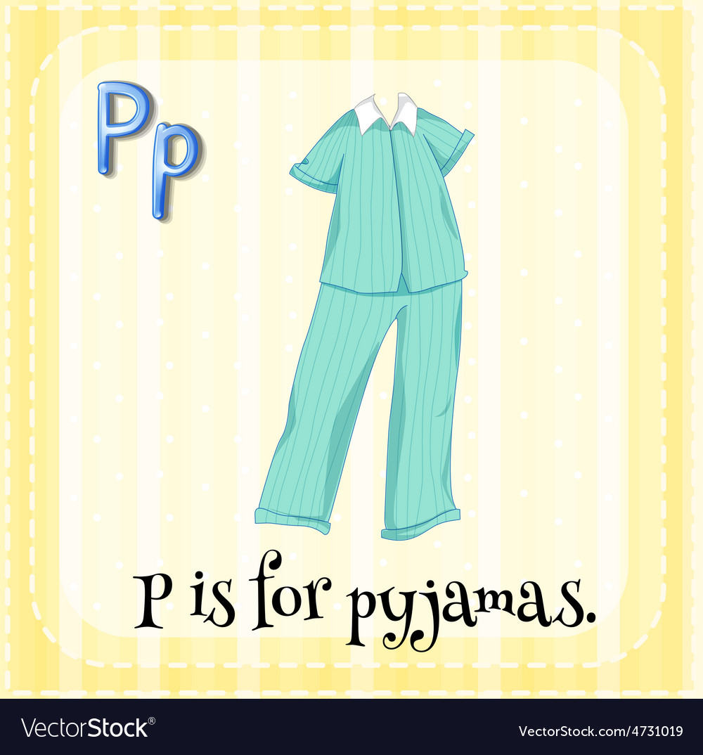 Pyjamas Royalty Free Vector Image - VectorStock