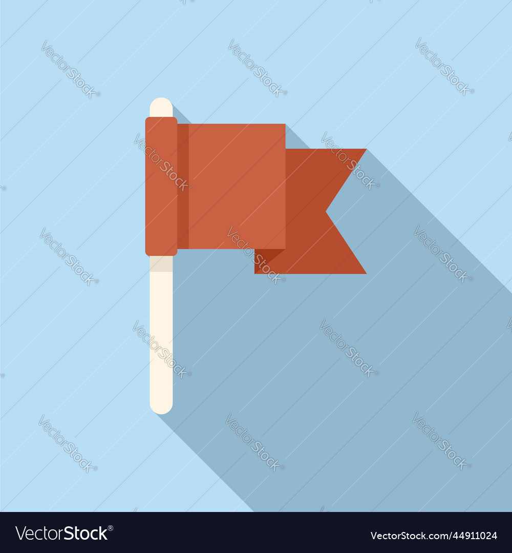 Web flag icon flat app interface Royalty Free Vector Image