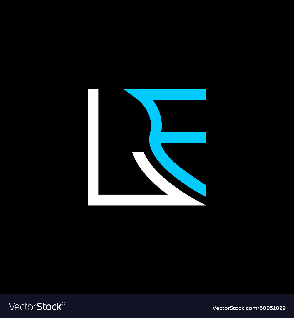 Lf letter logo design lf simple and modern logo Vector Image Lf letter logo design lf simple and modern logo Vector Image