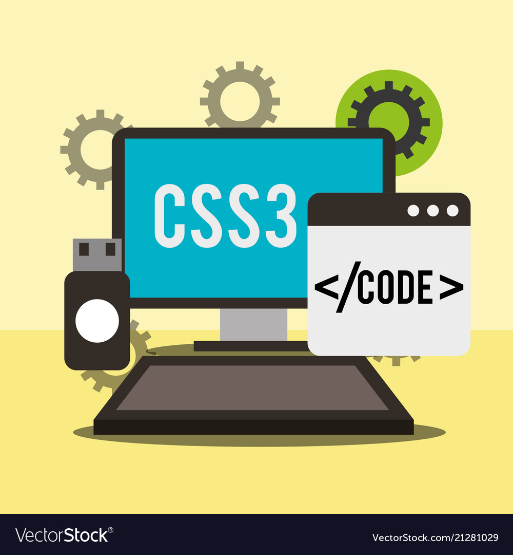 Program Coding Website Royalty Free Vector Image