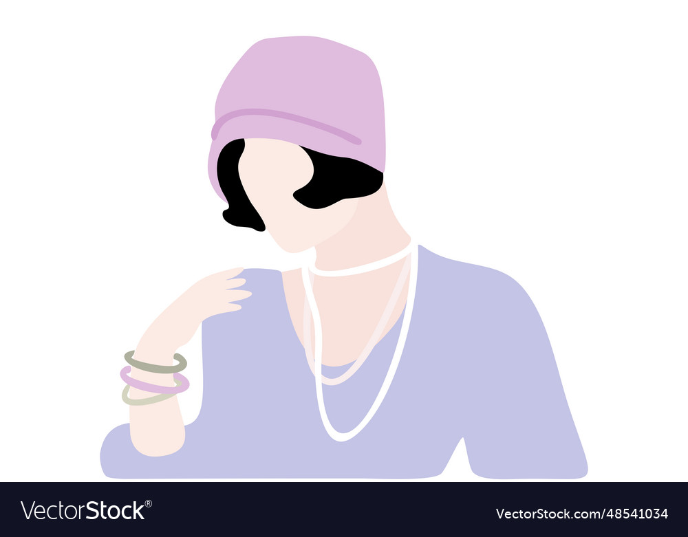 Flapper Royalty Free Vector Image - VectorStock