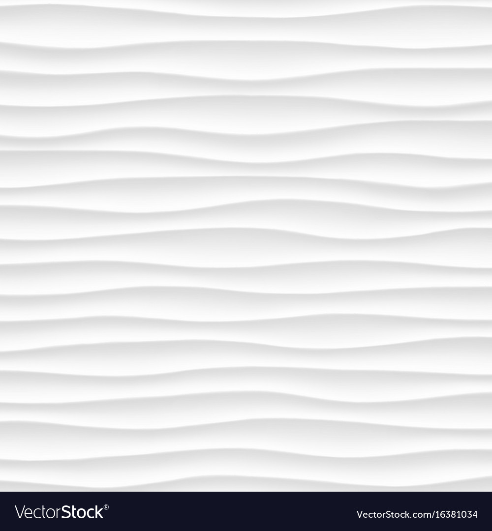 White Texture Abstract Pattern Seamless Wave Wavy Vector Image