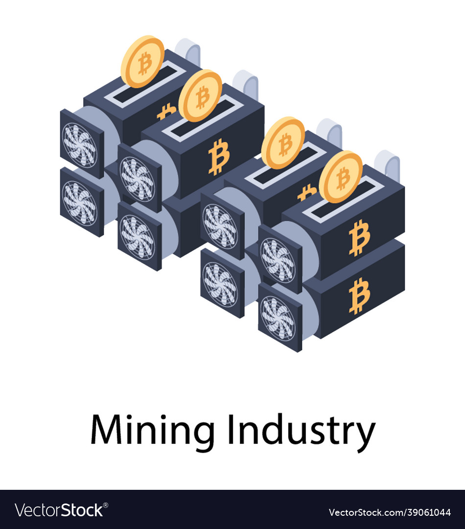 Mining industry Royalty Free Vector Image - VectorStock