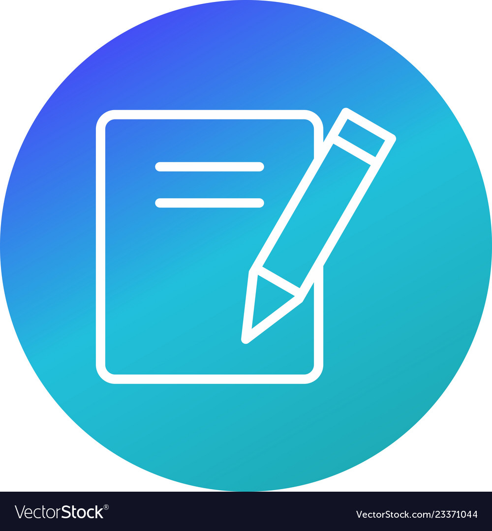Notes icon Royalty Free Vector Image - VectorStock