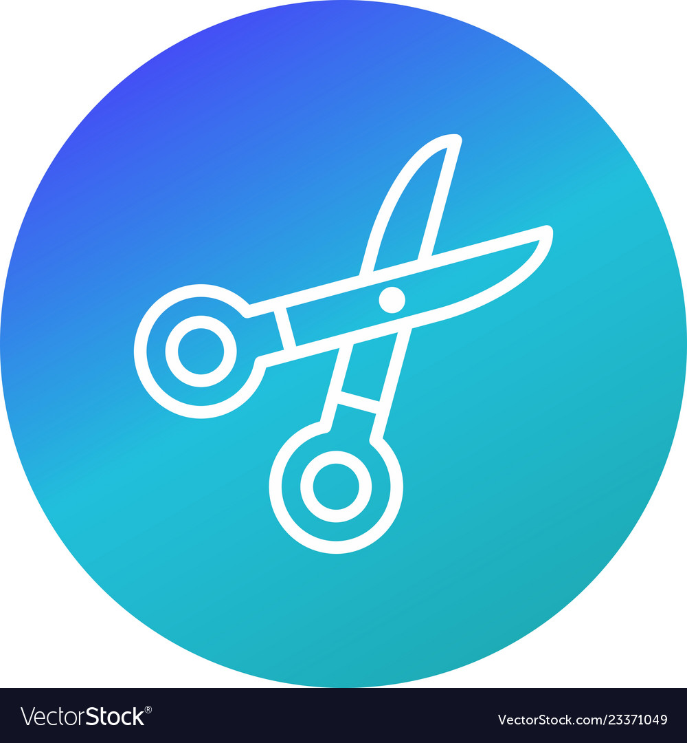 Scissors icon Royalty Free Vector Image - VectorStock