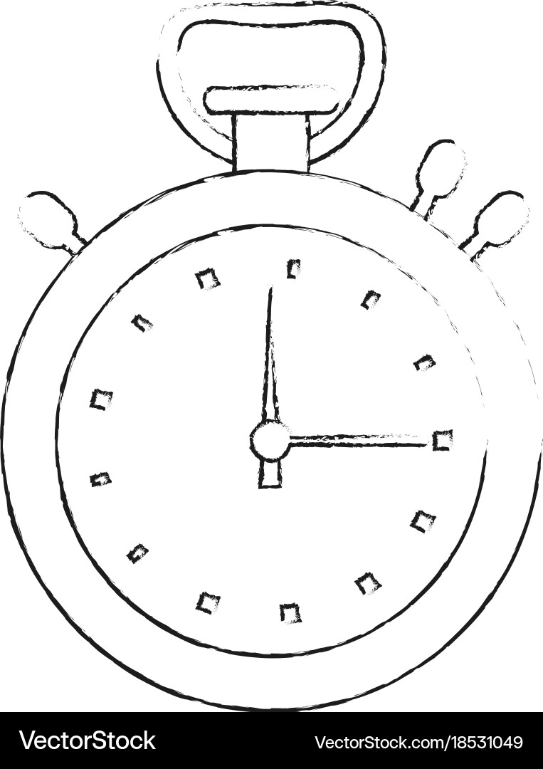 Sport timer clock Royalty Free Vector Image - VectorStock