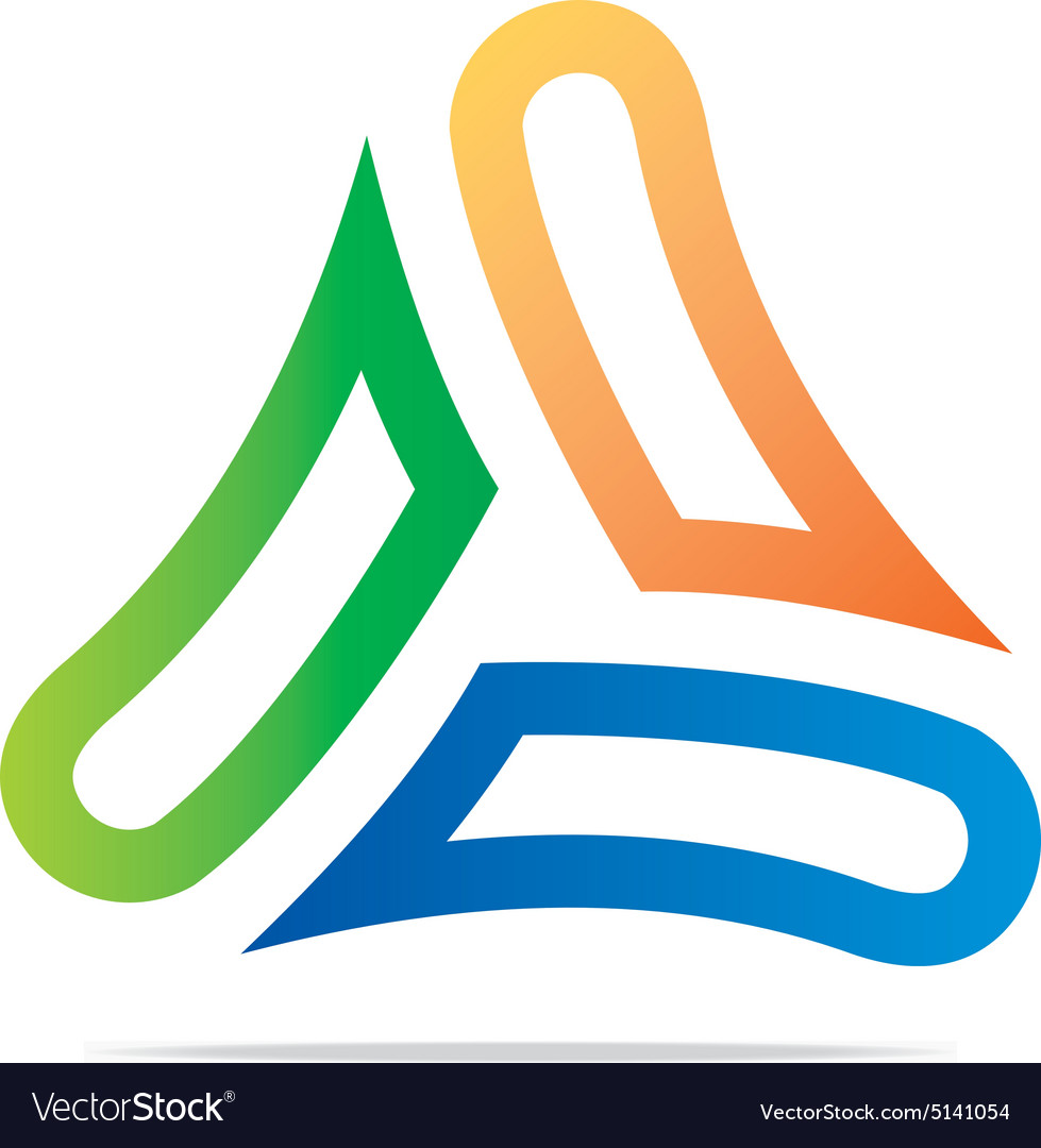 Abstract triangle design Royalty Free Vector Image