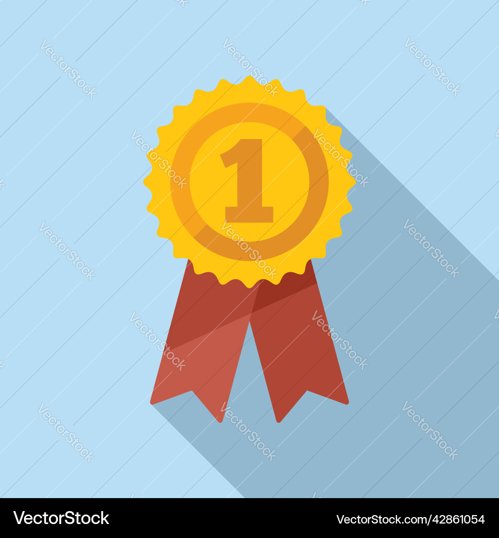 School emblem icon flat education diploma Vector Image