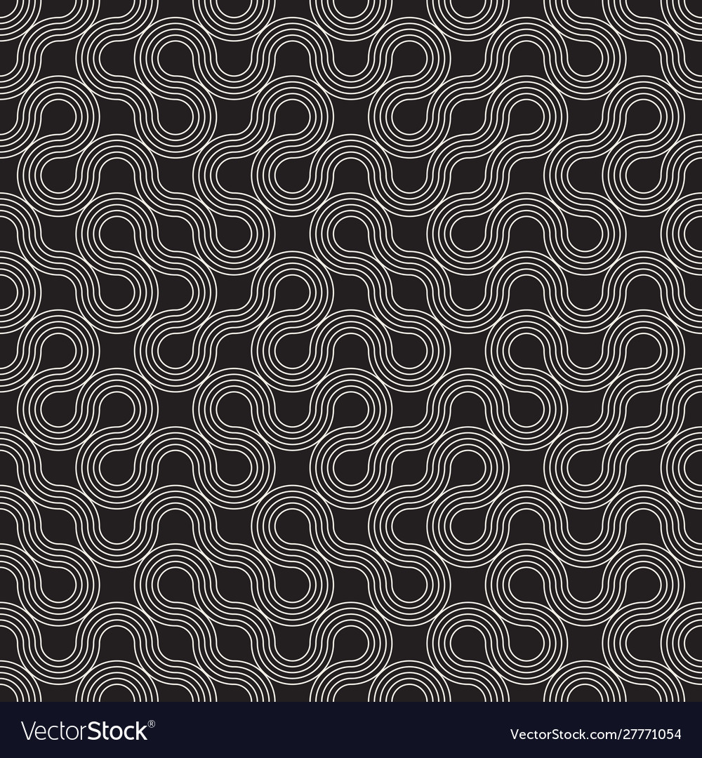 Seamless geometric pattern irregular linear Vector Image