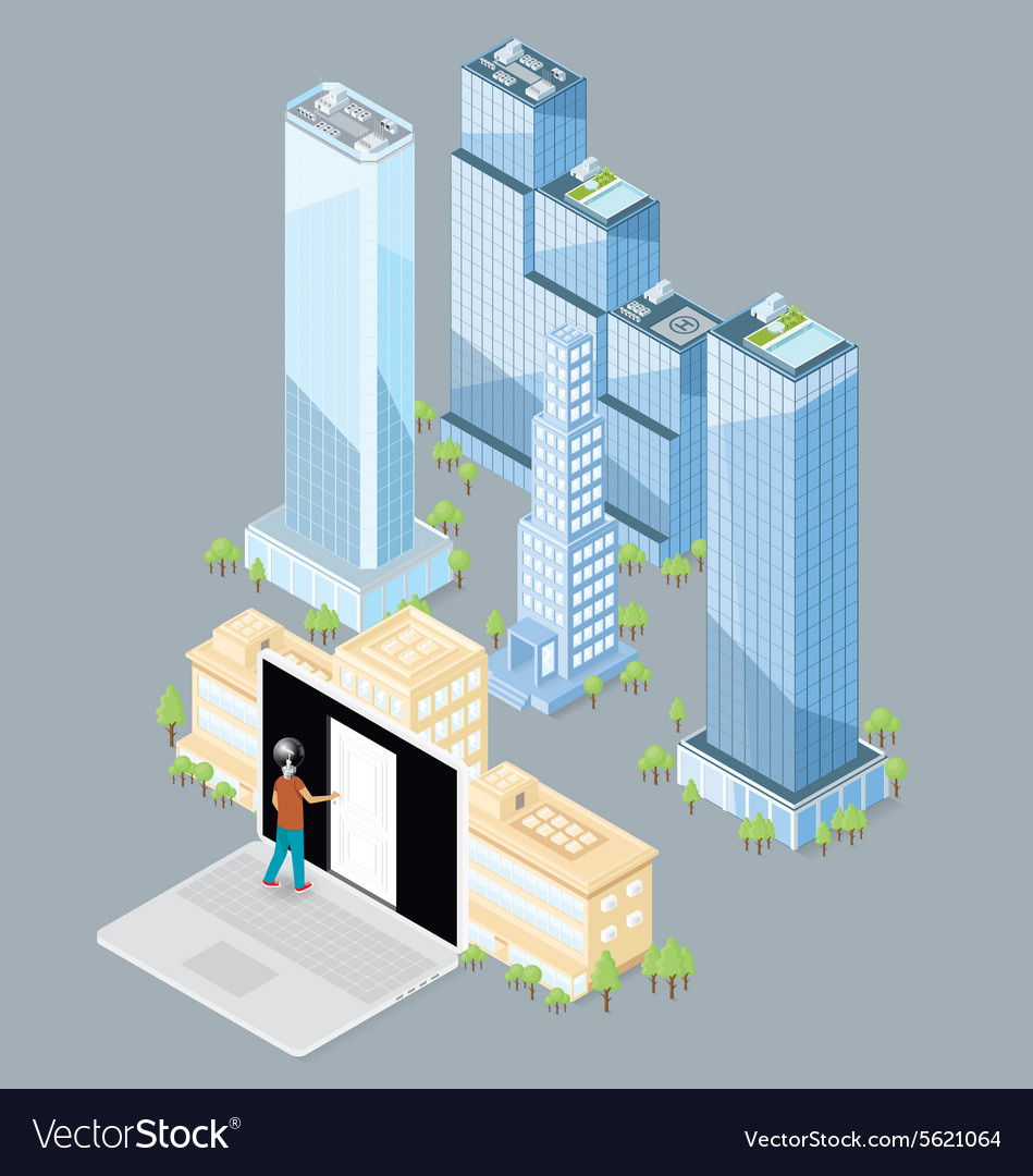 Office Royalty Free Vector Image - VectorStock