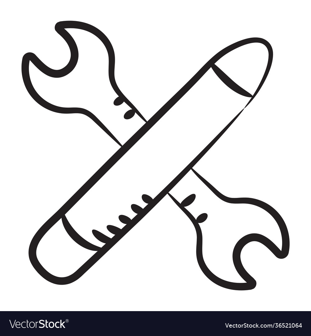 Technical tools Royalty Free Vector Image - VectorStock
