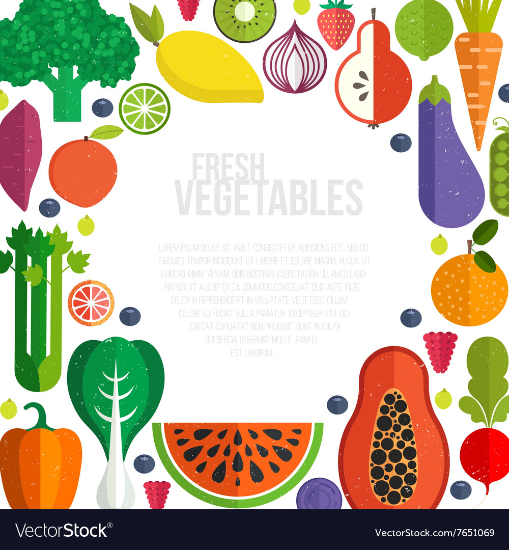 Healthy Food Royalty Free Vector Image - VectorStock