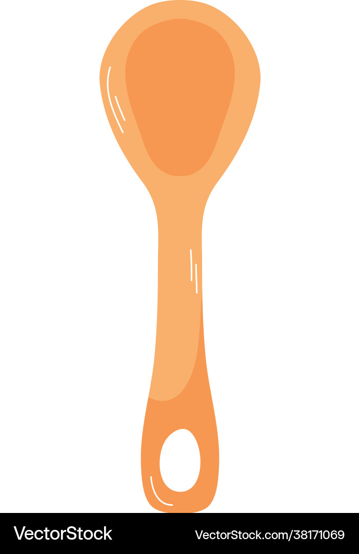 Wooden spoon icon Royalty Free Vector Image - VectorStock