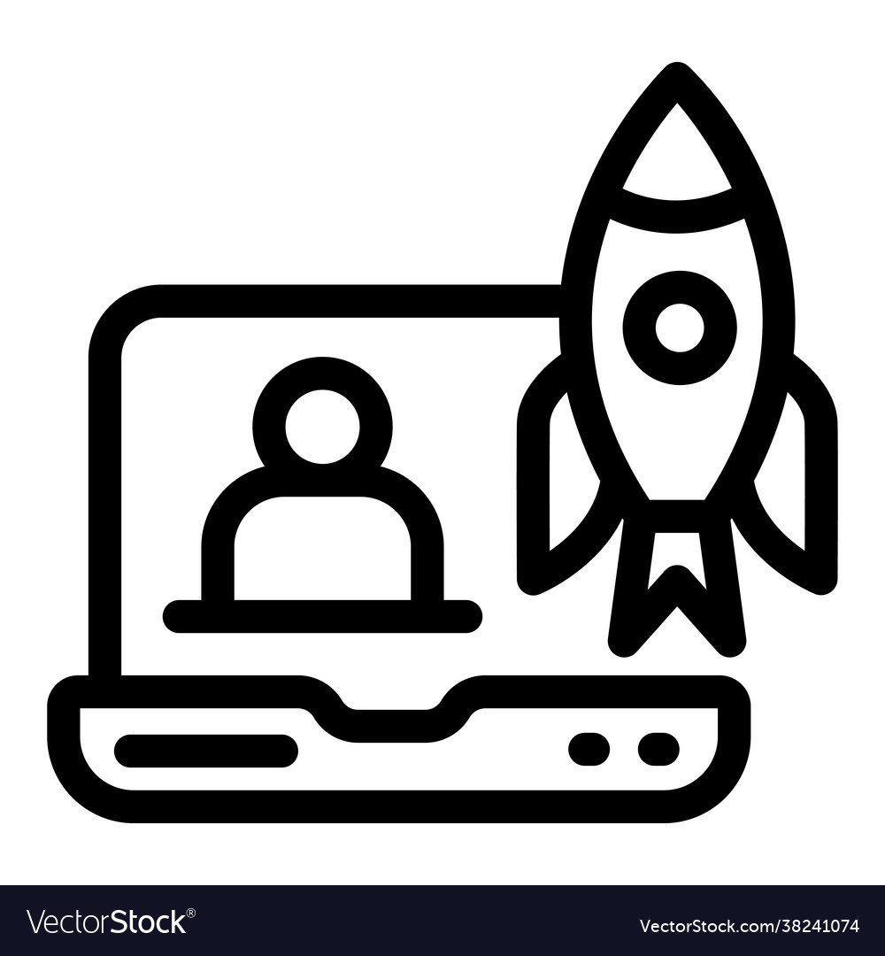 Project launch Royalty Free Vector Image - VectorStock