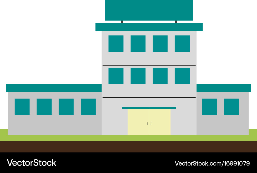 City building icon image Royalty Free Vector Image