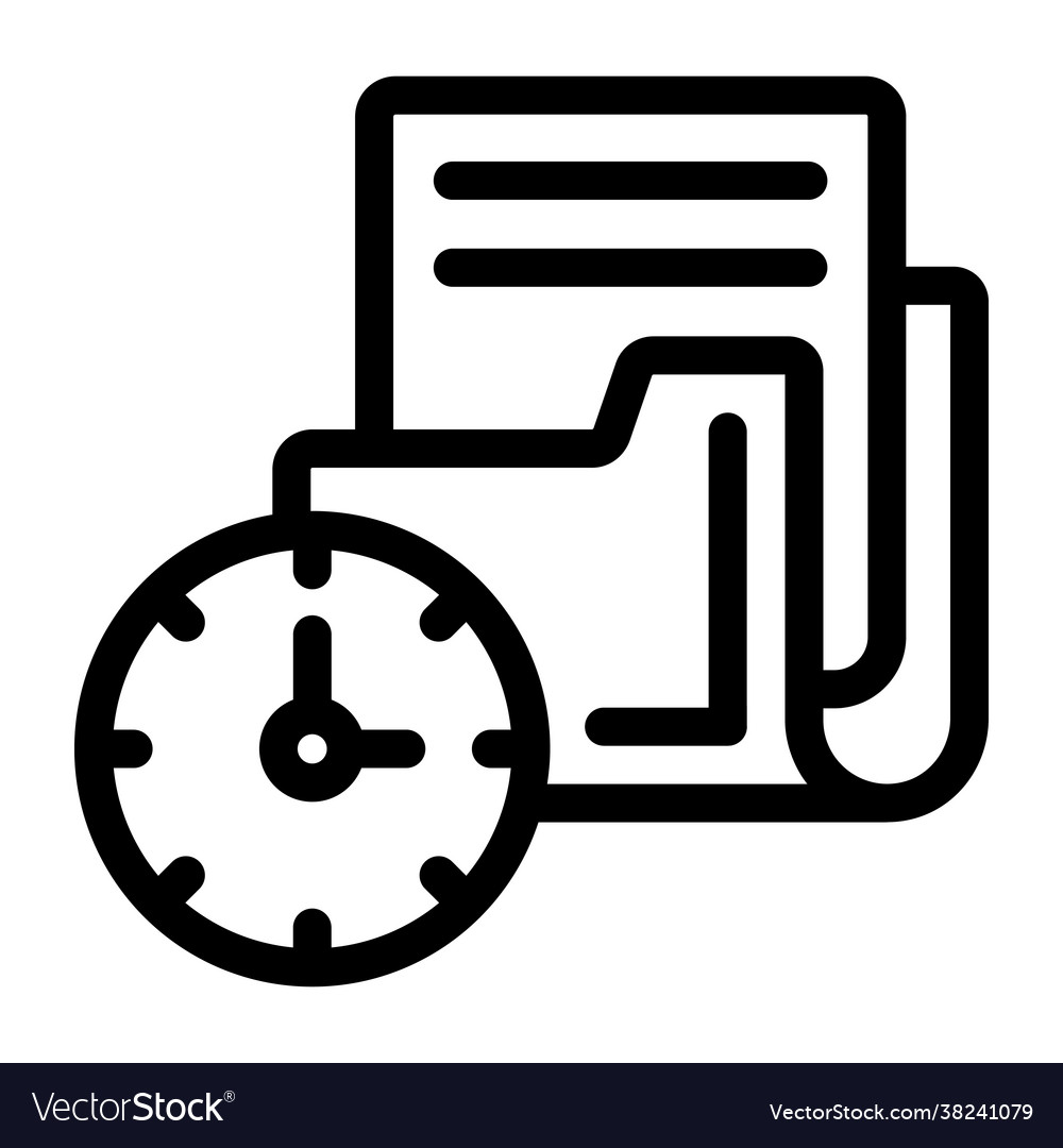 Folder backup Royalty Free Vector Image - VectorStock Folder backup Royalty Free Vector Image - VectorStock