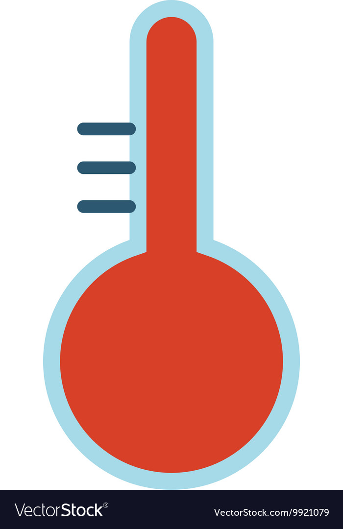 Thermometer temperature Royalty Free Vector Image