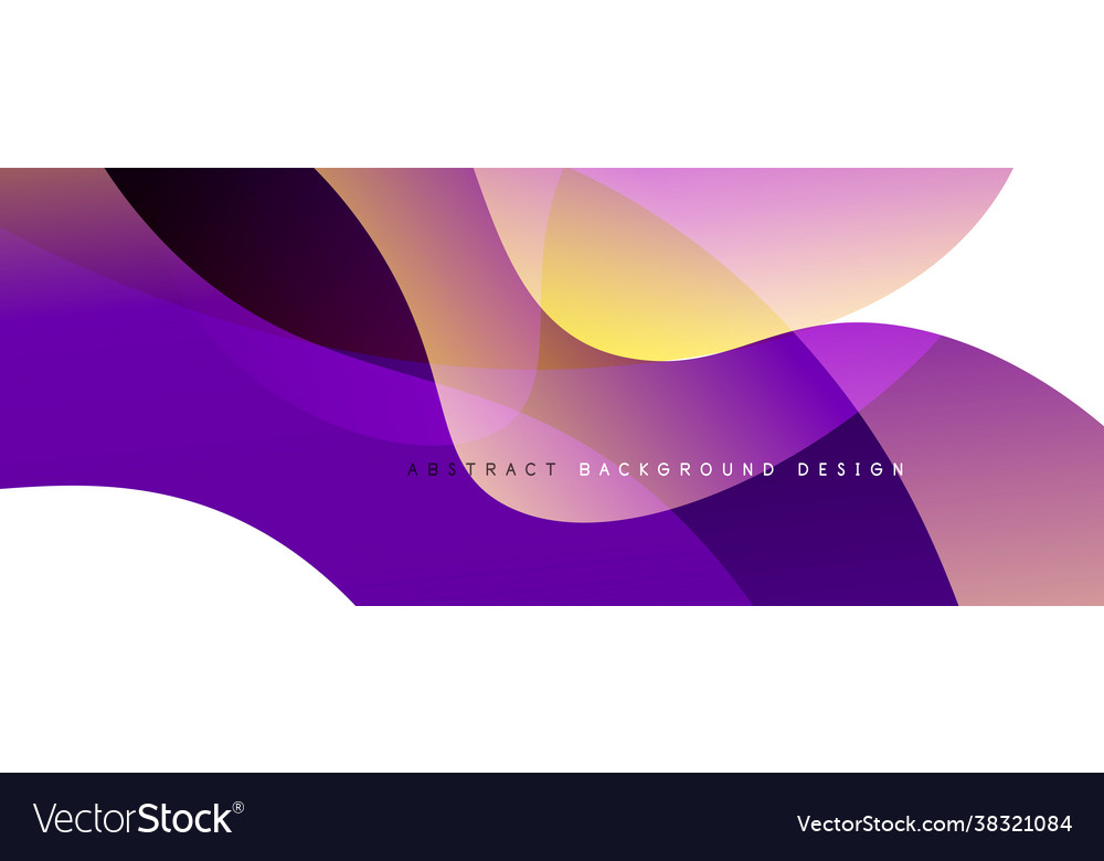 Trendy simple fluid color gradient abstract Vector Image