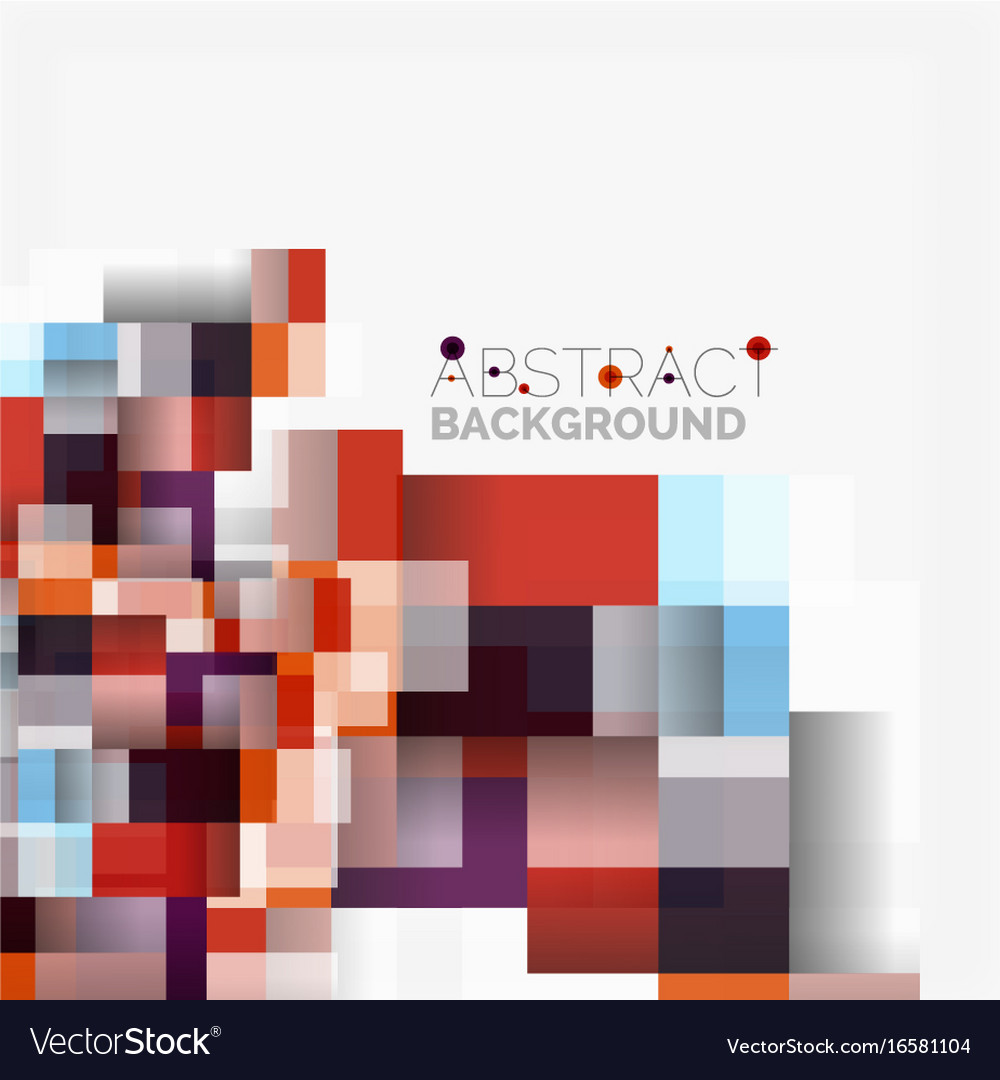 Abstract Blocks Template Design Background Simple Vector Image
