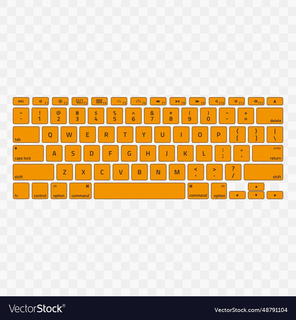 Laptop keyboards Royalty Free Vector Image - VectorStock