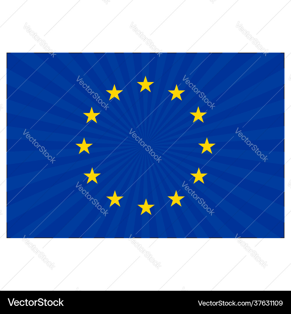 European union flag Royalty Free Vector Image - VectorStock