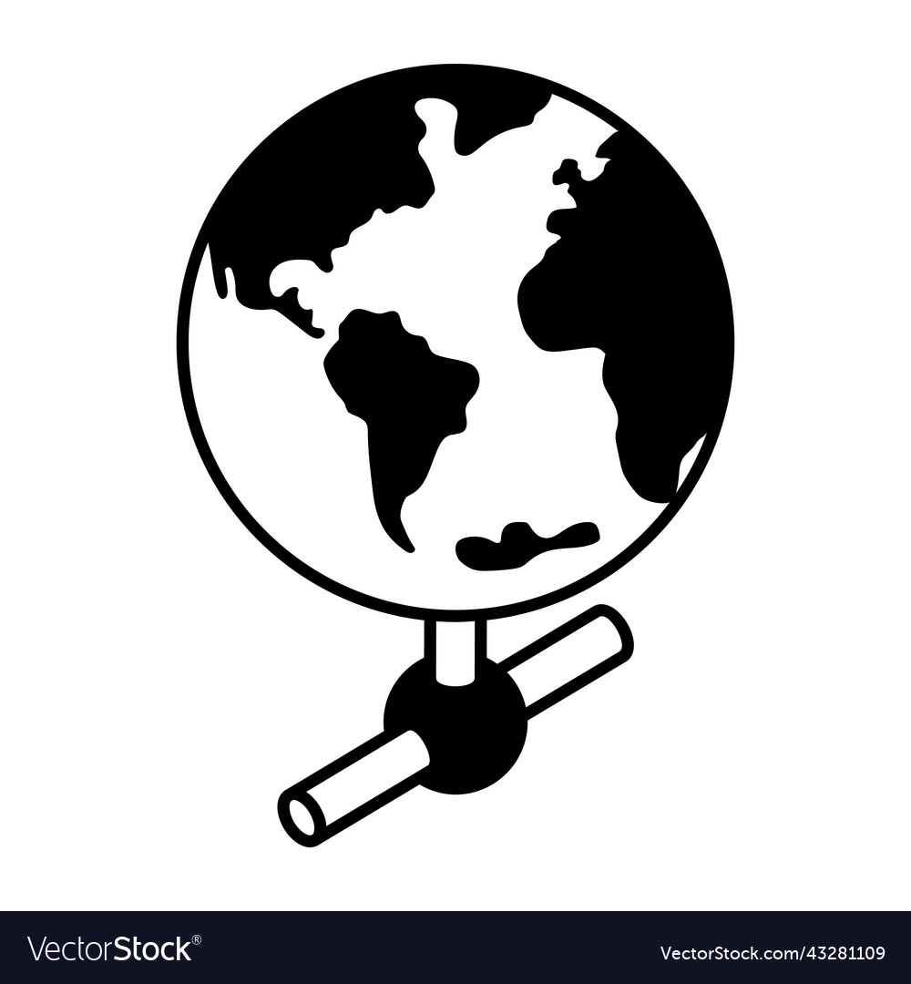 Global Network Royalty Free Vector Image Vectorstock