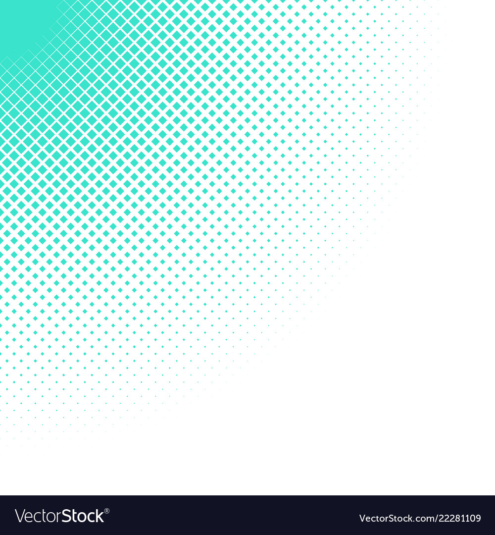 Halftone diagonal square pattern background Vector Image