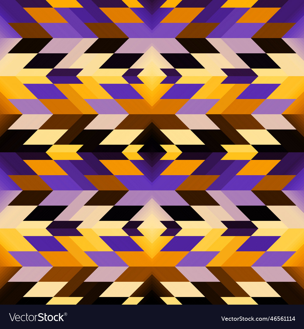 Geometric abstract triangles pattern seamless Vector Image