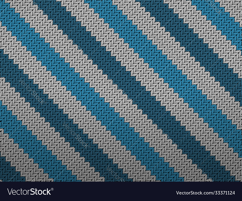 Knitted pattern Royalty Free Vector Image - VectorStock