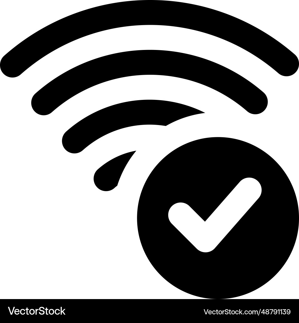 Checking the speed of wireless network Royalty Free Vector