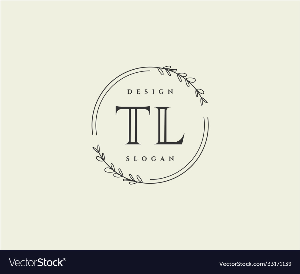Initial tl beauty monogram and elegant logo design Initial tl beauty monogram and elegant logo design