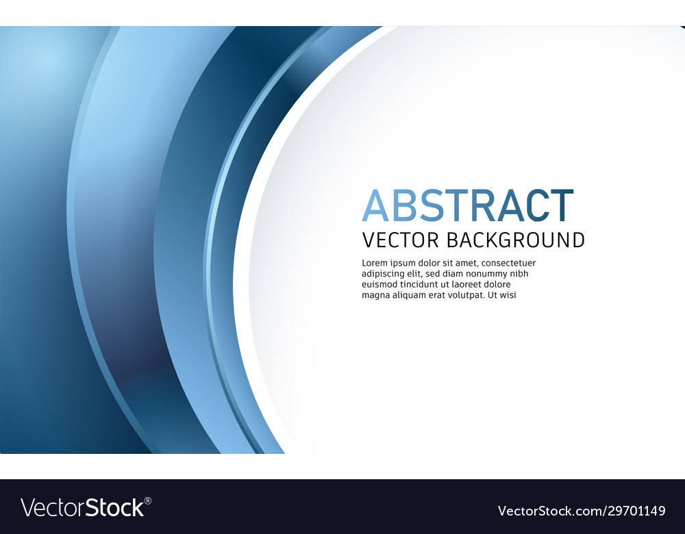 Modern abstract background blue Royalty Free Vector Image