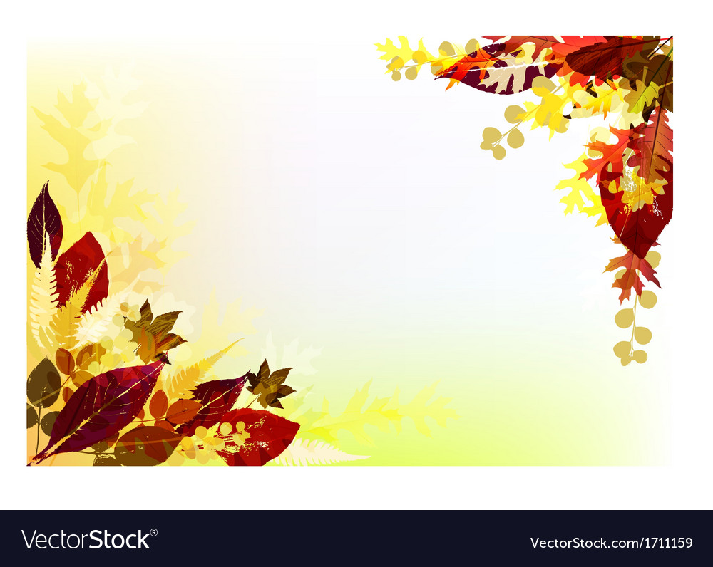 Fall Background Royalty Free Vector Image - VectorStock