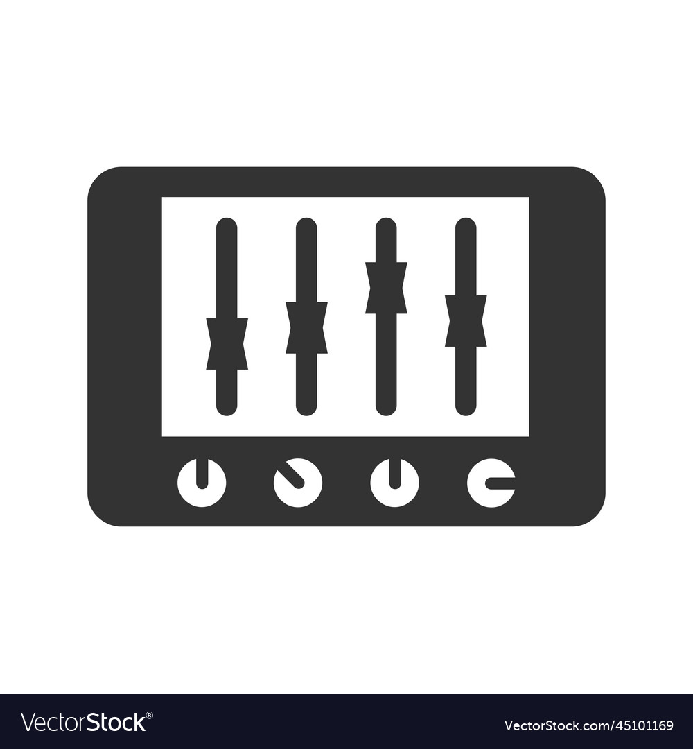 Control equalizer icon Royalty Free Vector Image