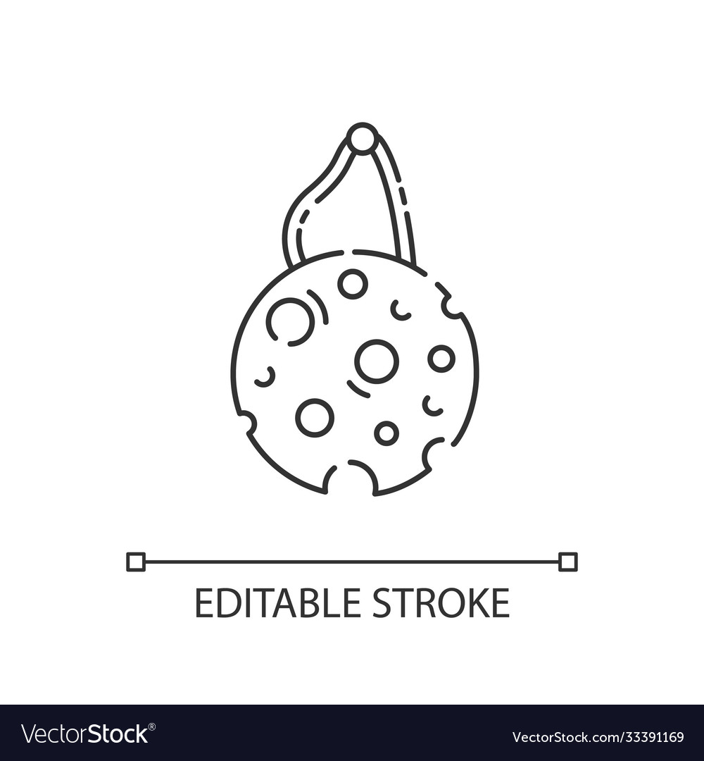 Eco sponge linear icon Royalty Free Vector Image Eco sponge linear icon Royalty Free Vector Image
