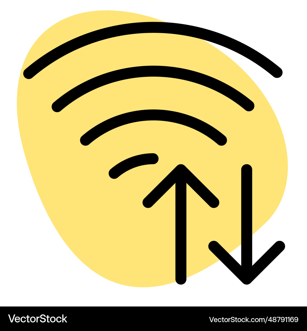 High-speed wifi speeds up data transfer Royalty Free Vector