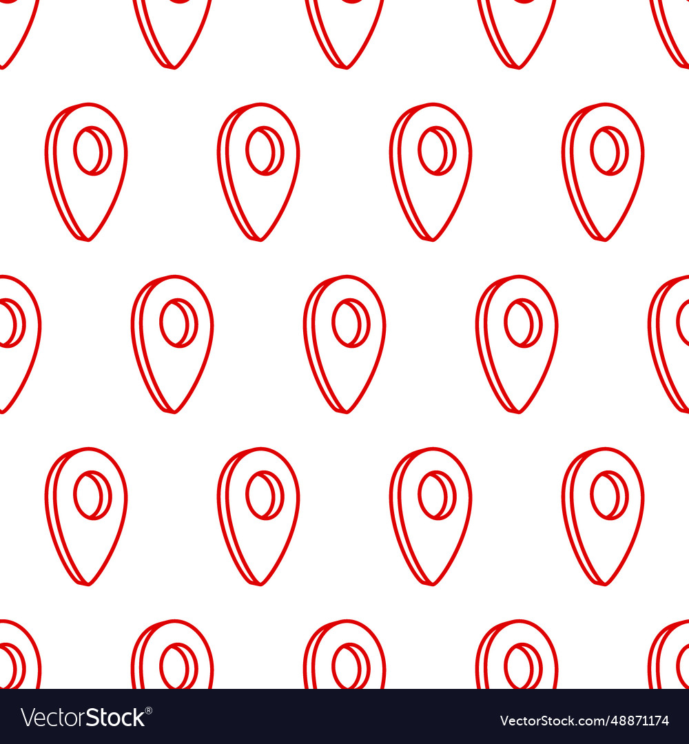 Location map marker pattern Royalty Free Vector Image