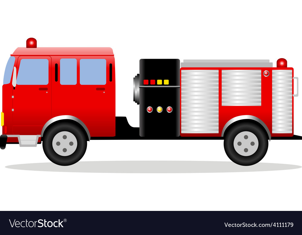 Fire engine Royalty Free Vector Image - VectorStock