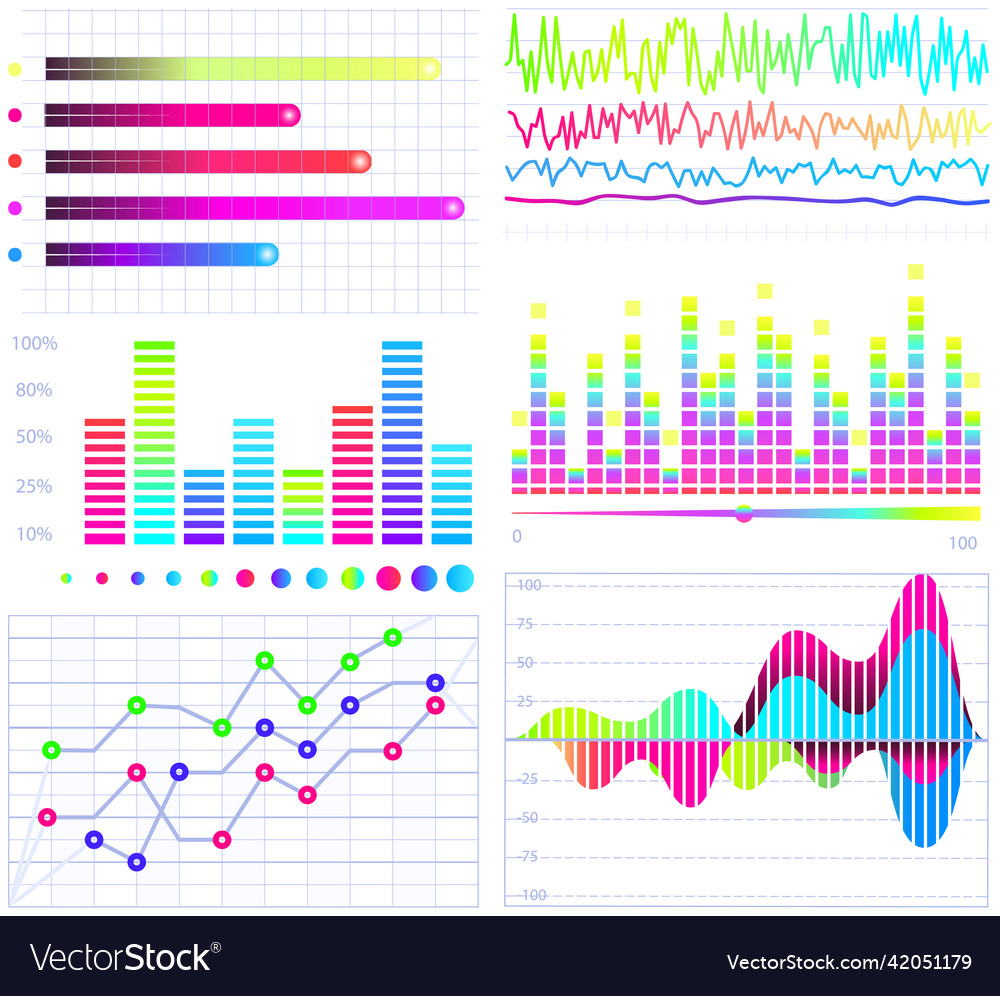 Intelligent technology hud interactive panel data Vector Image