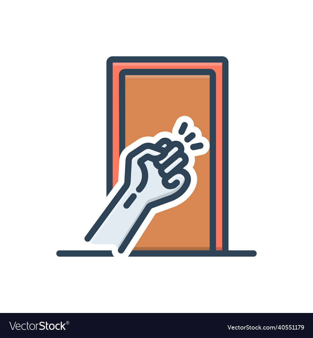 Knock Royalty Free Vector Image - VectorStock