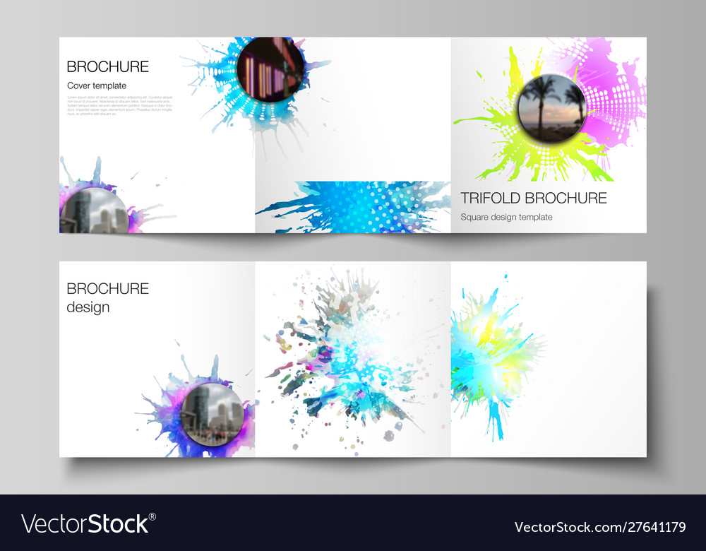 Minimal editable layout square Royalty Free Vector Image