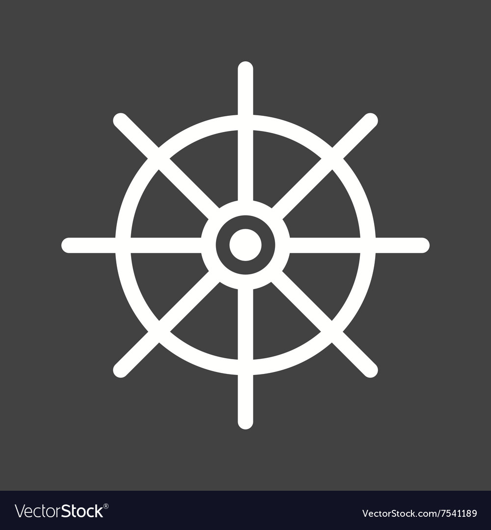 Ship Wheel Royalty Free Vector Image - VectorStock