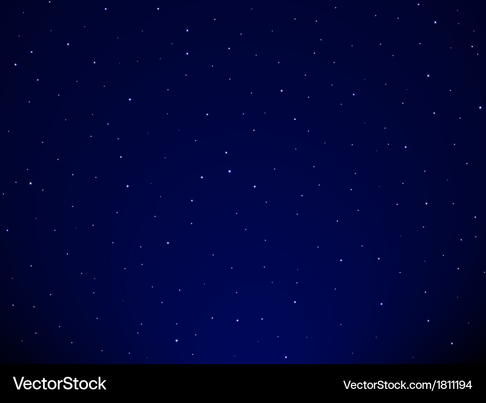 Starry sky Royalty Free Vector Image - VectorStock