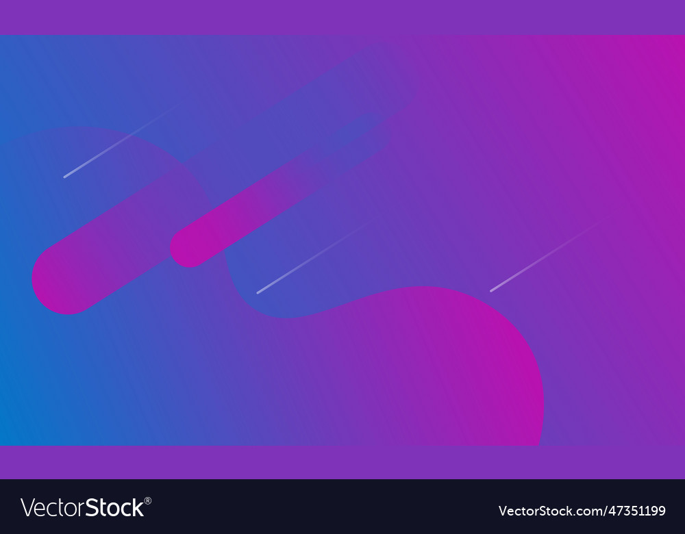 Abstract blue and purple modern vibrant layout Vector Image