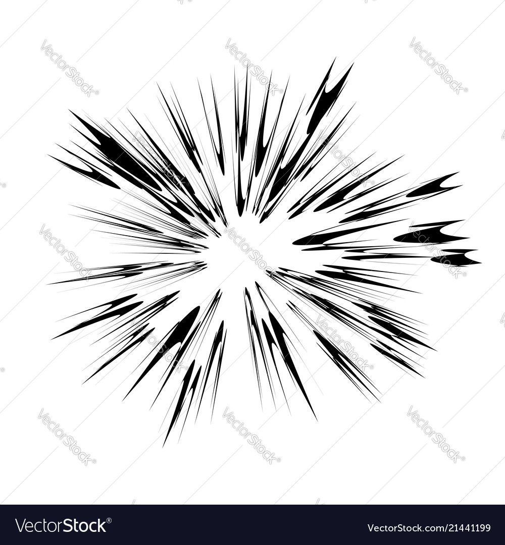 Explode flash cartoon explosion star burst Vector Image