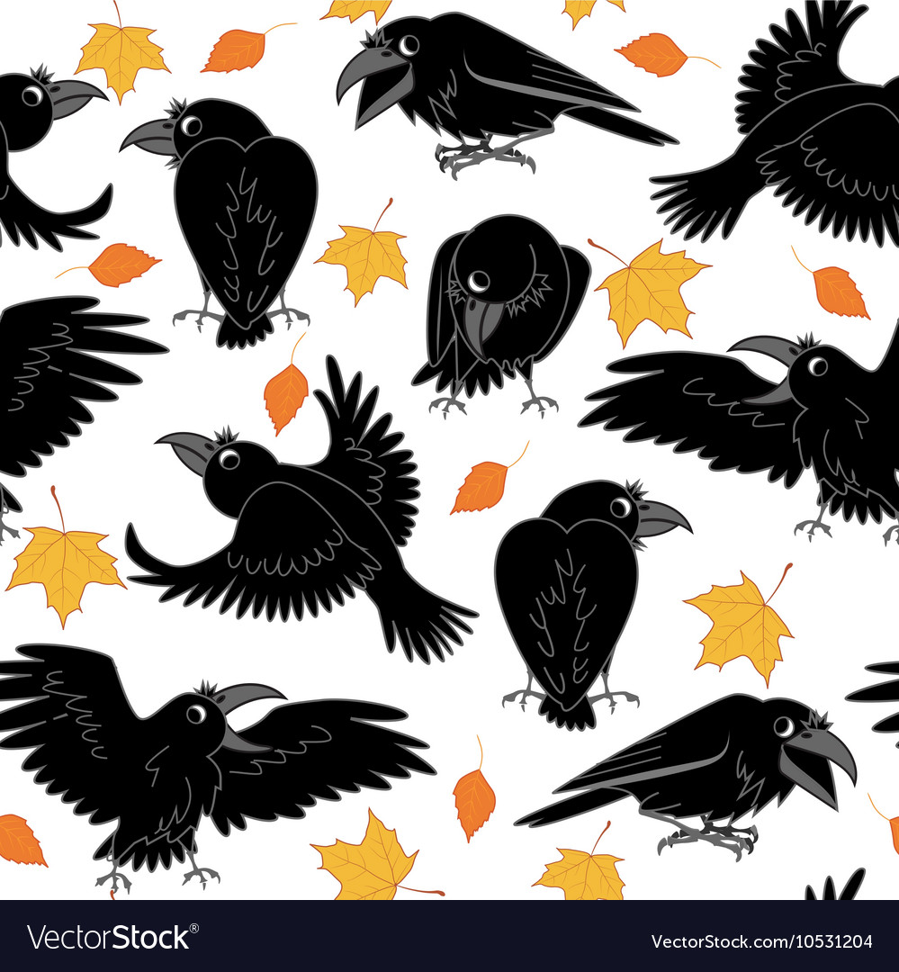 Ravens Royalty Free Vector Image - VectorStock