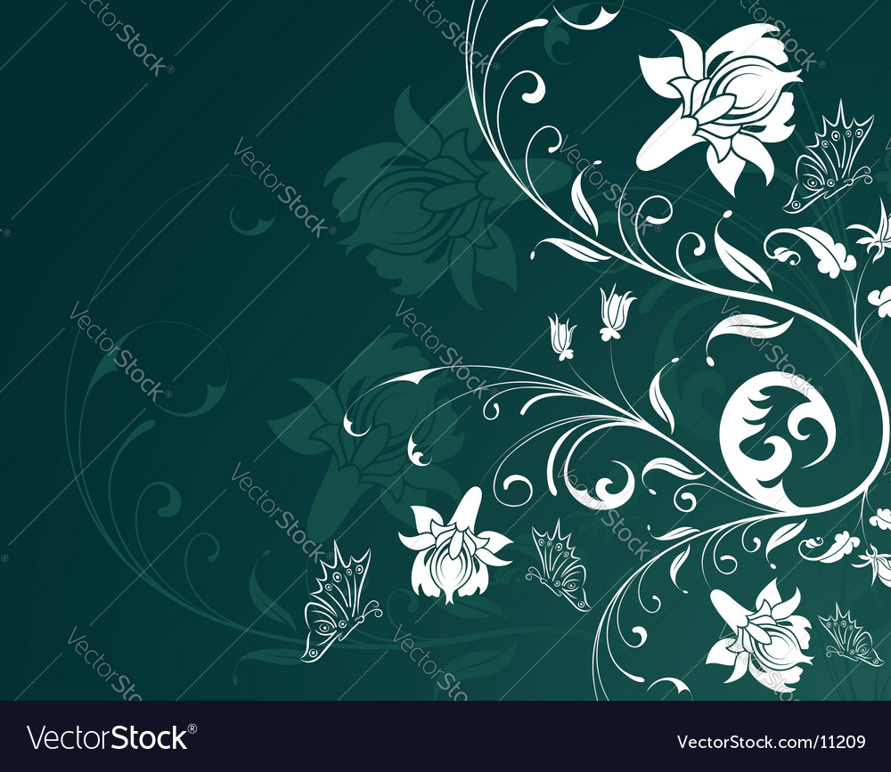 Background flower Royalty Free Vector Image - VectorStock