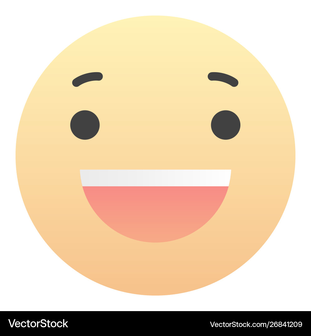 Emoji icon face expression modern design Vector Image